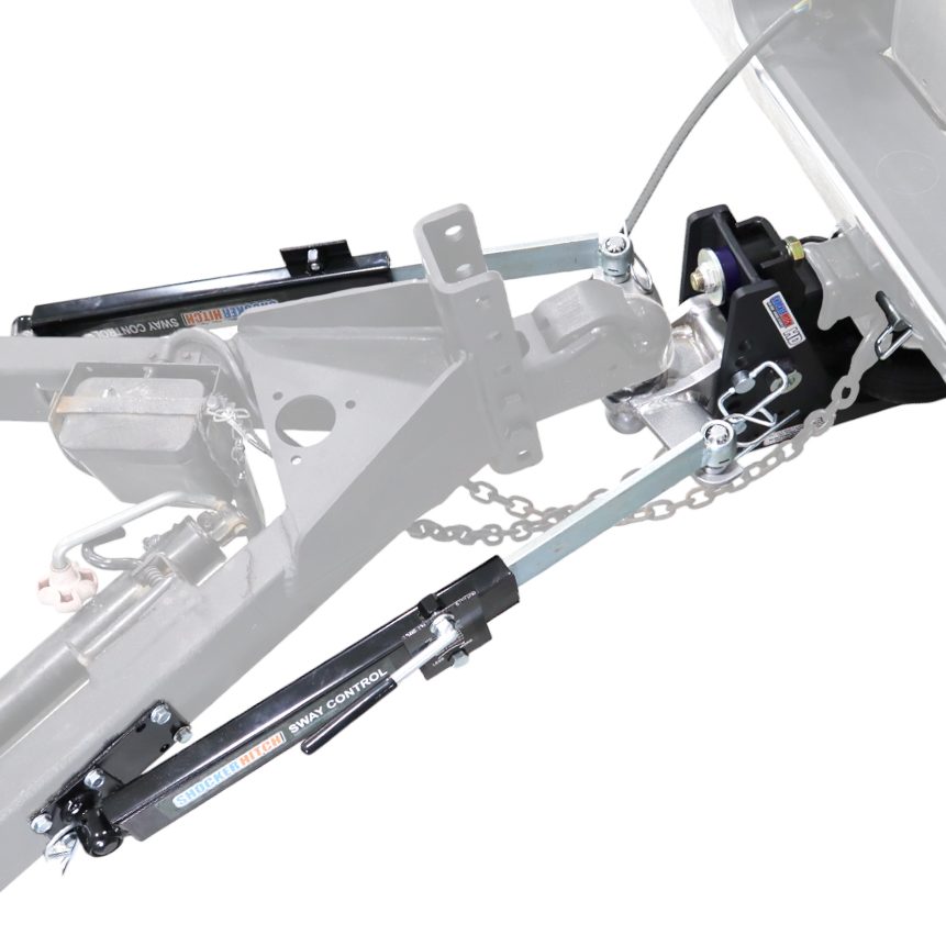 Shocker Max Black HD Air Hitch & Sway Control Towing Kit