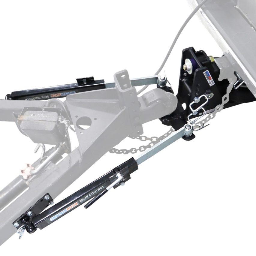 Shocker HD Max Black Air Drop Hitch & Sway Control Towing Kit