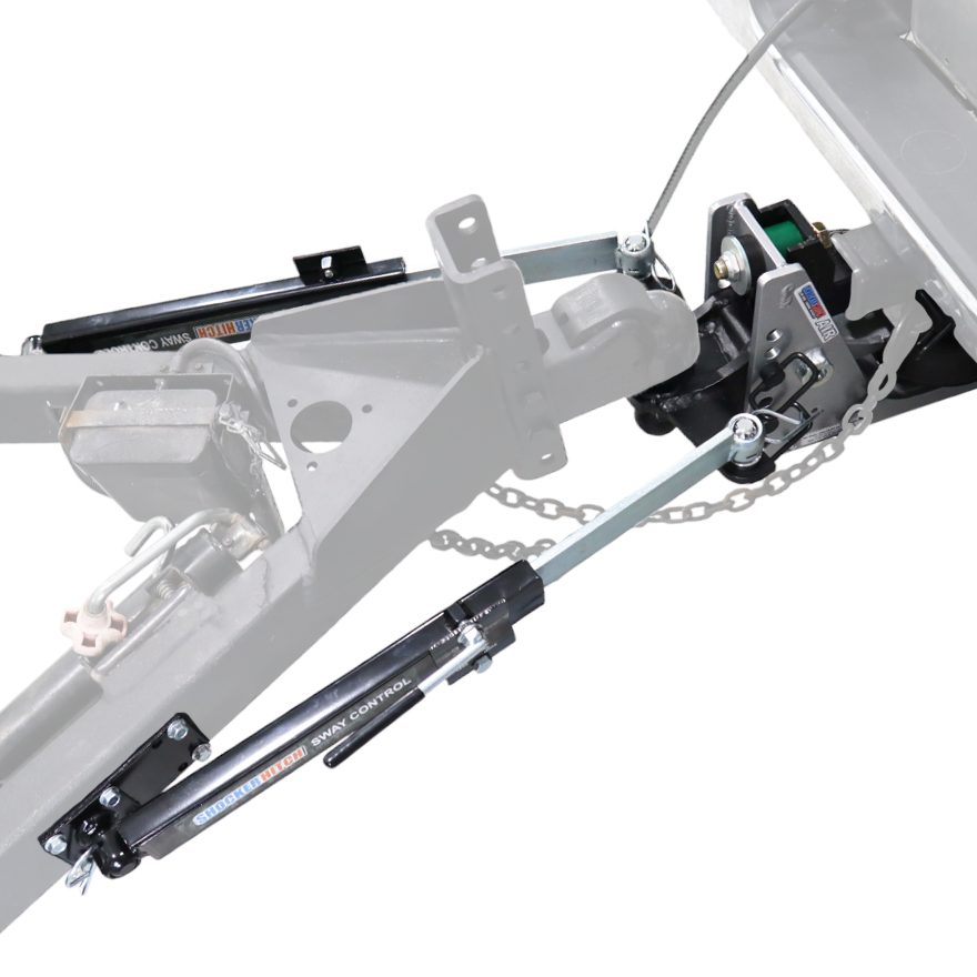 Shocker Streamline Aluminum Air Hitch Combo Ball & Sway Control Towing Kit