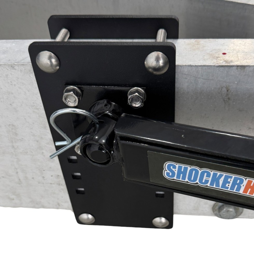 Shocker Clamp on Trailer Frame Mount Bracket Kit for Sway Control Bar