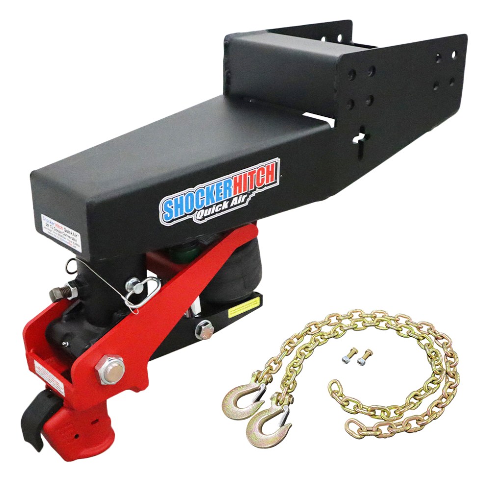 Shocker Quick Air 5th Wheel to Gooseneck Air Hitch & Demco Coupler ...
